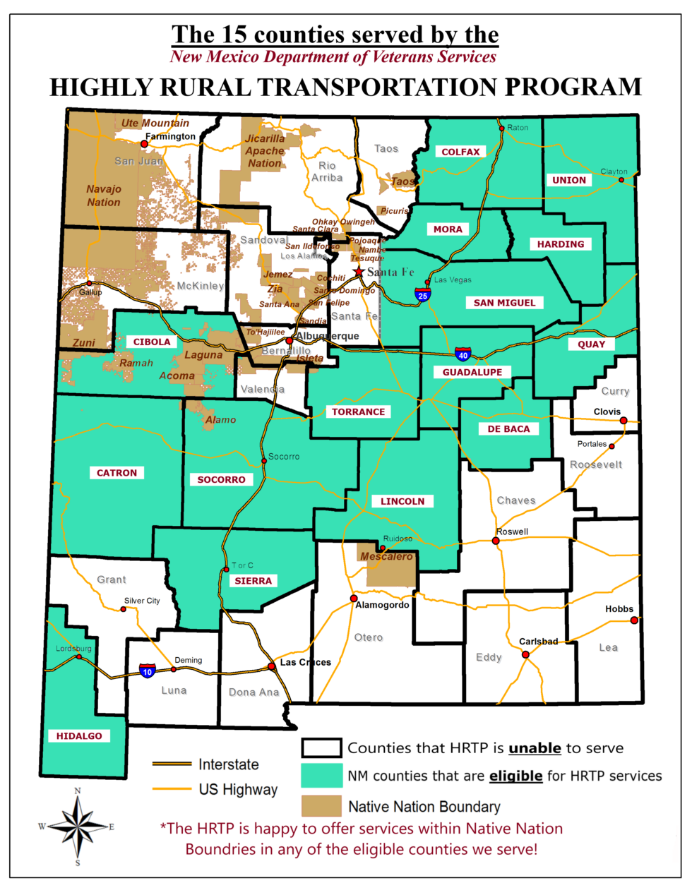 Highly Rural Veterans Transportation Program | NM Department of ...